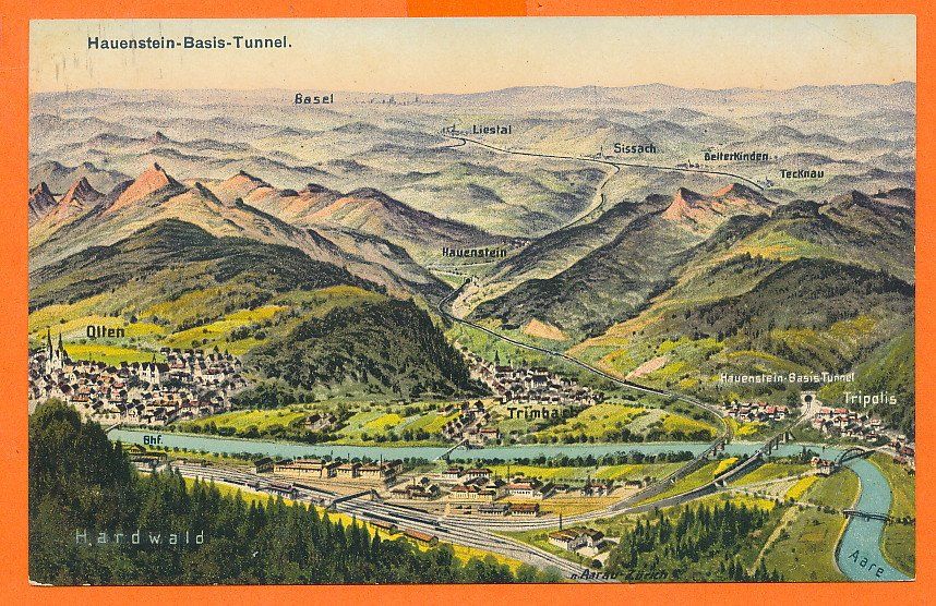 Hauenstein-Basis-Tunnel - Trimbach - Tripolis/SO ca. 1910/20 (Gebraucht) in Liestal für CHF 12 ...