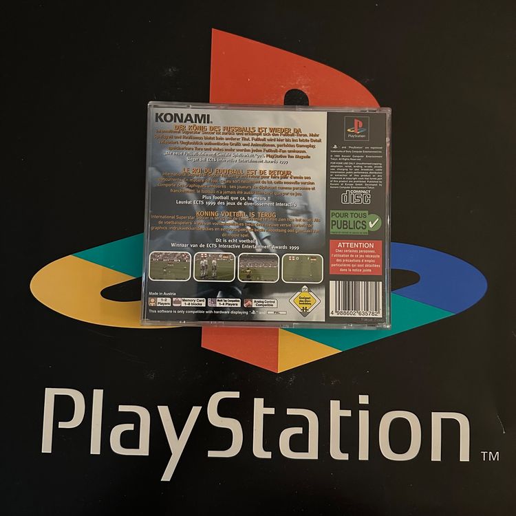 ISS Pro Evolution für Sony PlayStation PS1 (Gebraucht) in Kestenholz ...