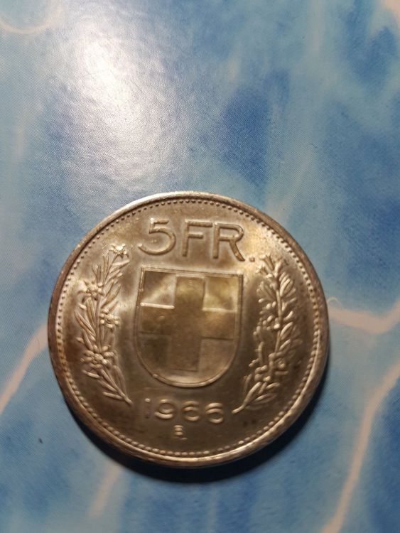 5 Fr. 1966 Silber (Gebraucht) in Niederhasli für CHF 8 – mit Lieferung auf Ricardo kaufen