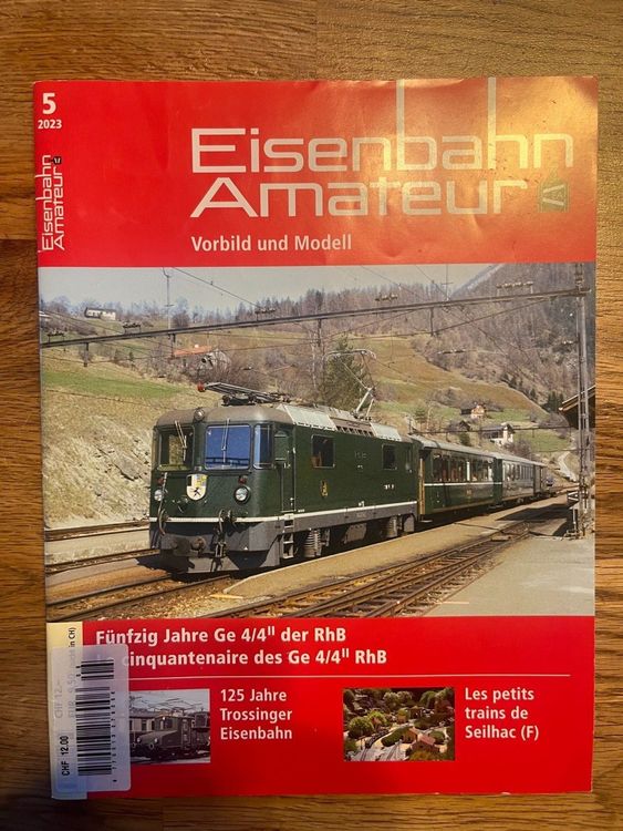 Eisenbahn Amateur 5/2023 - Fünfzig Jahre Ge 4/4" der RhB | Kaufen auf ...