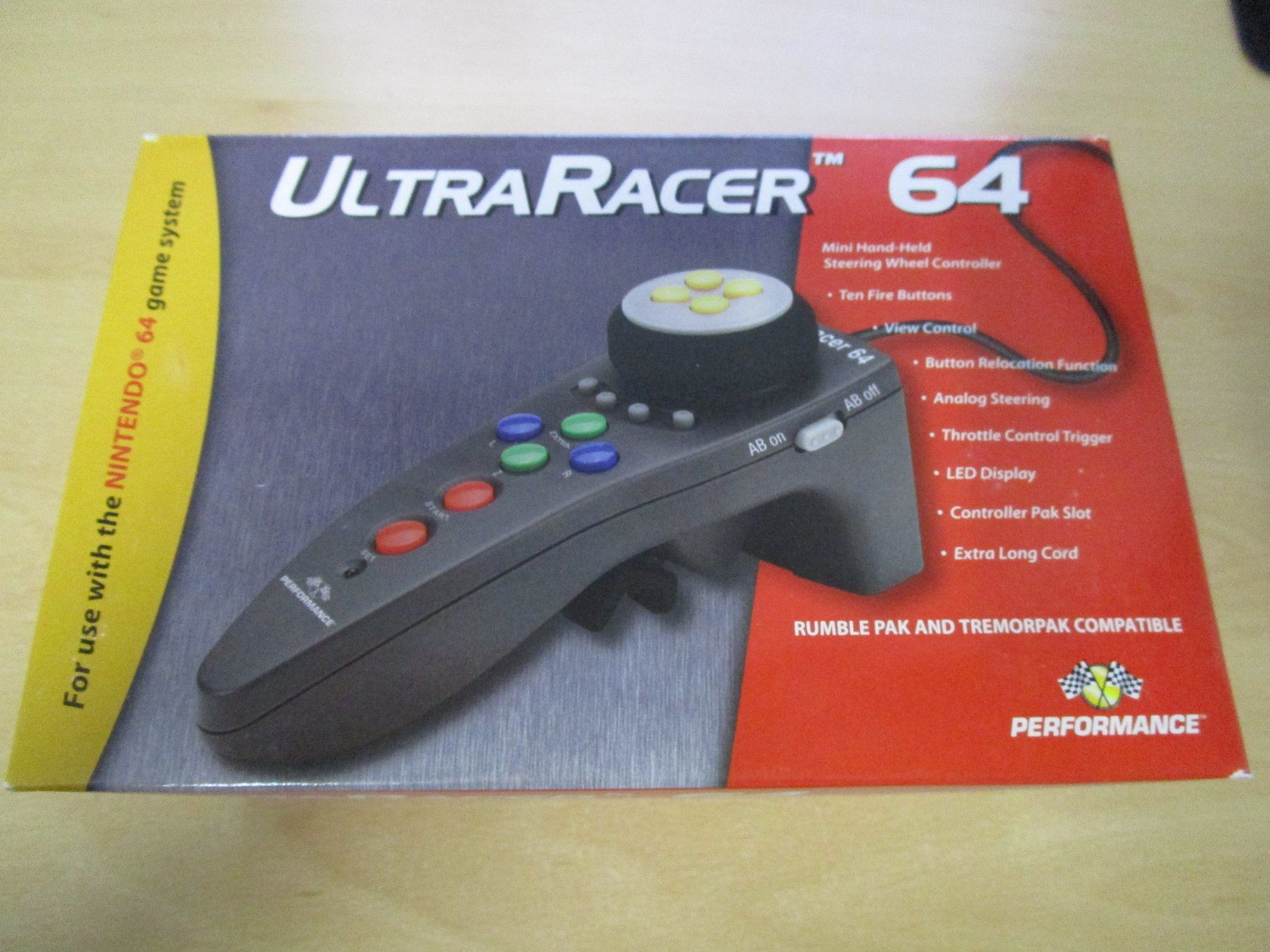 Ultra Racer - Race Controller Nintendo 64 Neuware N64 Lenkra (Neu und ...