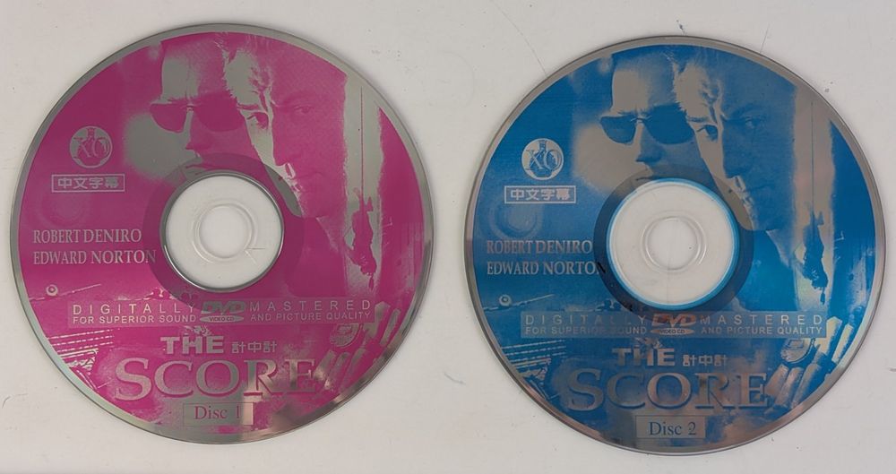The Score DVD mit Robert De Niro & Edward Norton (Gebraucht) in Zürich ...