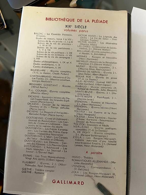 Edgar Allan Poe Oeuvres en prose Edition la Pleiade (Gebraucht) in ...