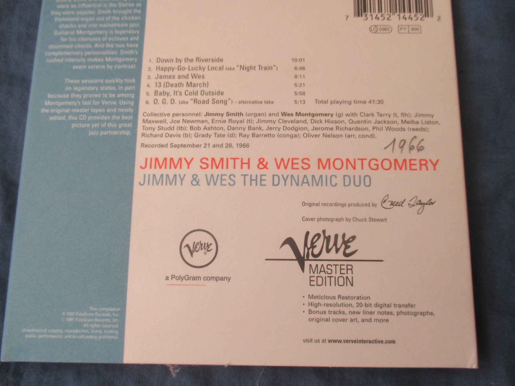 Jimmy Smith & Wes Montgomery The Dynamic Duo (Gebraucht) in Colombier ...