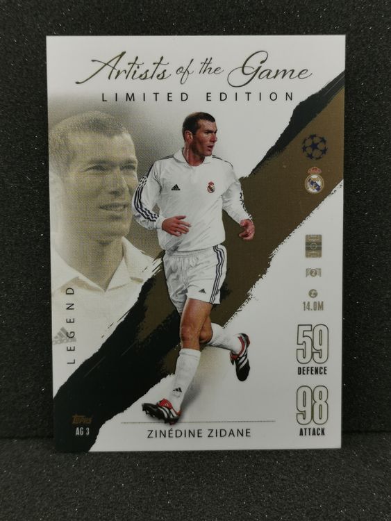 Match attax 2023/24 Zinedine Zidane Artist of the game (Gebraucht) in Einsiedeln für CHF 3.5 ...