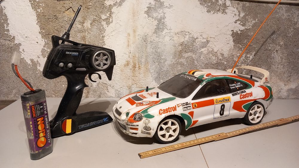 Tamiya 4WD 1:10 RC Auto Toyota Celica T20 für Bastler (Defekt) in ...