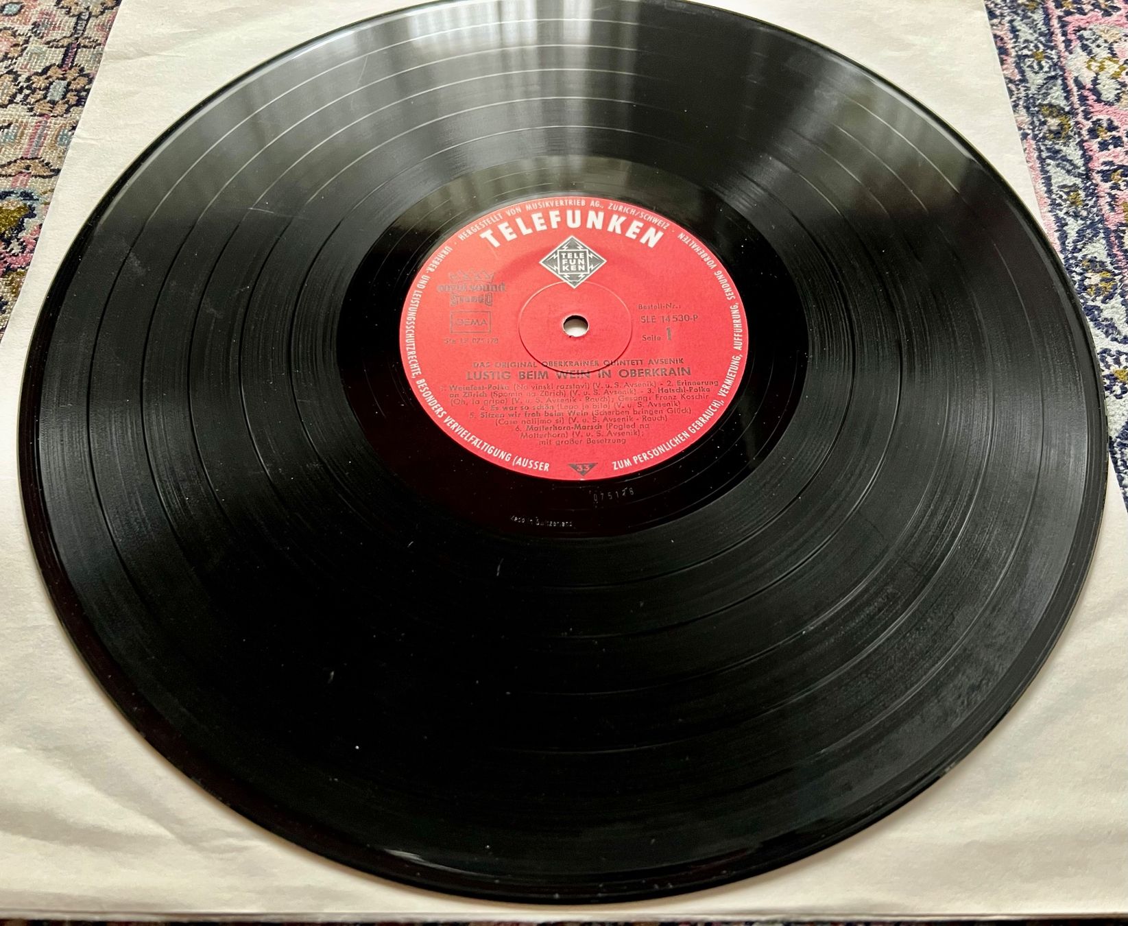 Avsenik - Lustig Beim Wein In Oberkrain- LP GEWASCHEN (Gebraucht) in ...
