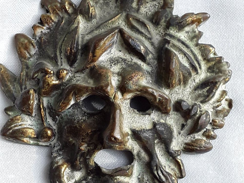 Antike Eisen Wand Skulptur bärtiger Mann | Kaufen auf Ricardo