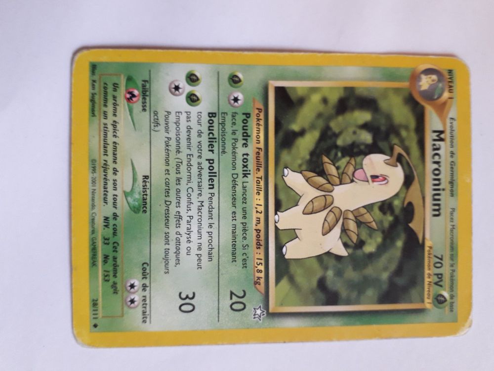 Pokemon - Macronium (Gebraucht) in Lausanne für CHF 0.6 – mit Lieferung auf Ricardo kaufen