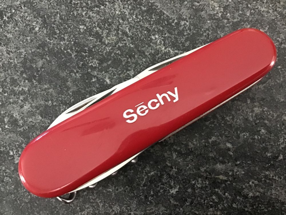 Victorinox Sackmesser "SÉCHY" Schweisstechnik/Nänikon 91mm (Gebraucht ...