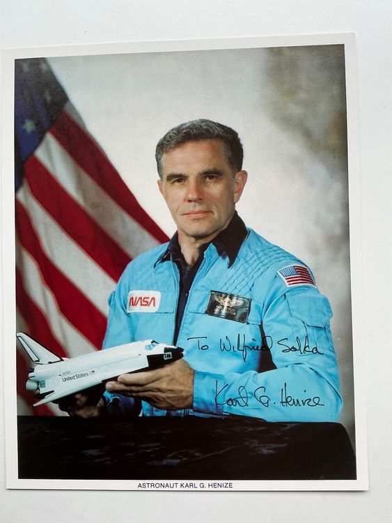 Weltraum OU Karl Henize NASA Original Porträt 8*10signiert (Gebraucht ...