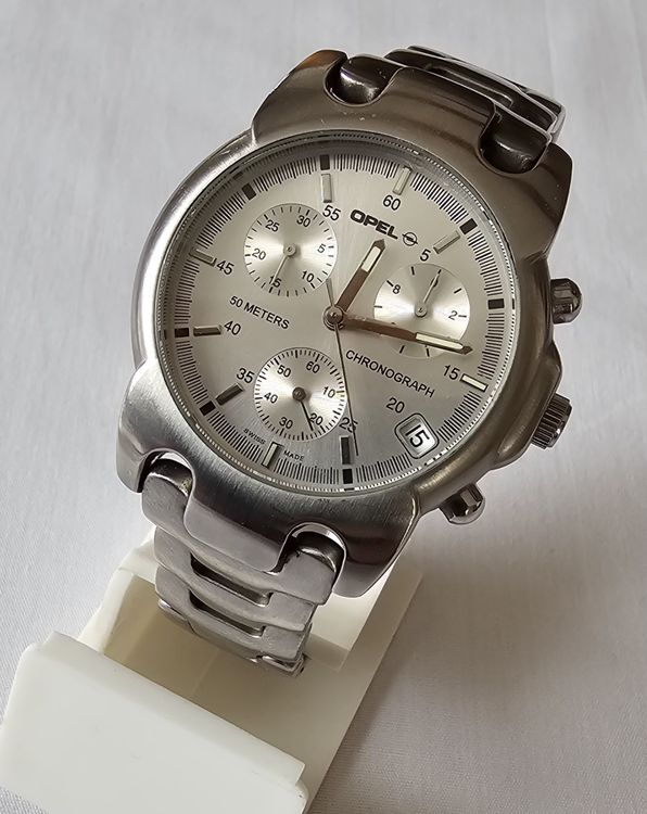 OPEL Chronograph Swiss Made Elegante Herrenuhr 41.4mm (Gebraucht) in ...