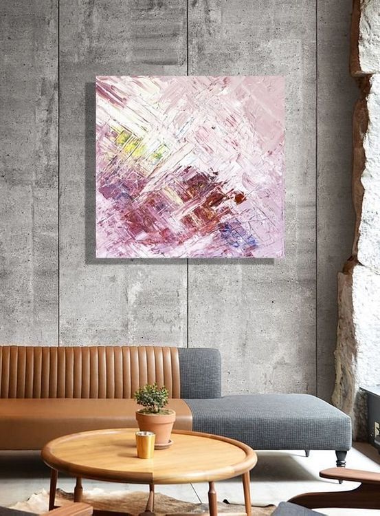 NEU UNIKAT Acryl Gemälde "Harmonie" 80x80cm Swiss Art (Neu (gemäss Beschreibung)) in Reinach AG ...