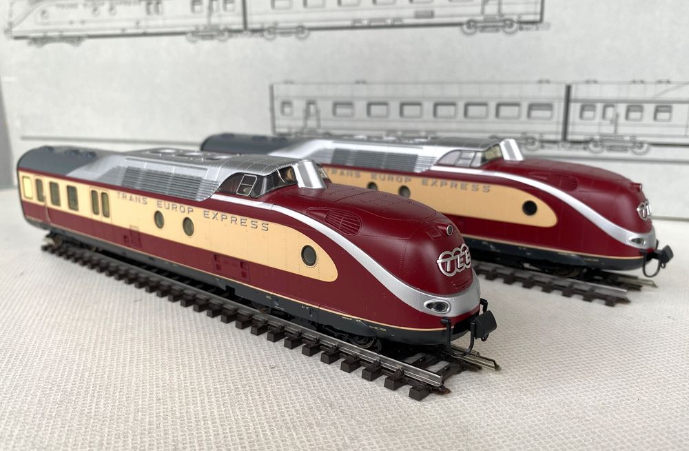 TEE Triebwagen VT 11.5 Märklin 37605 4-teilig AC Sound (Gebraucht) in ...