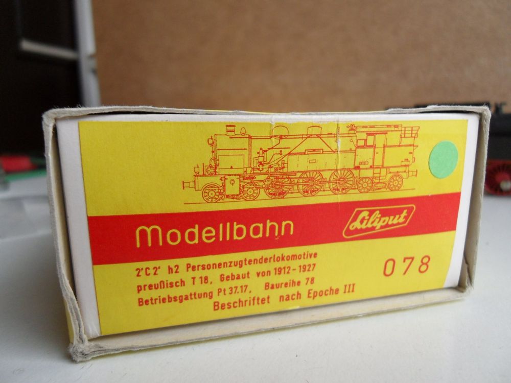 Liliput H0 Dampflok DB BR 78 (Defekt) in Greifensee für CHF 23 – mit Lieferung auf Ricardo kaufen