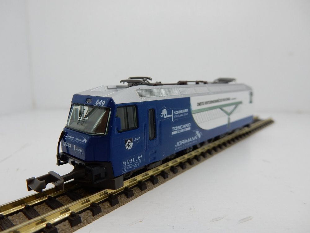 N - Kato - RhB "Rhätische Bahn"- Loc Ge 4/4 III 649" Lavin" | Kaufen auf Ricardo