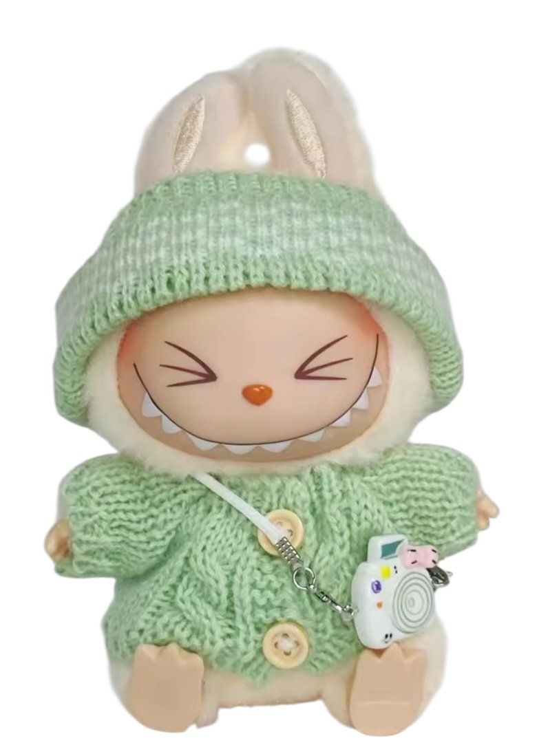 Labubu ensemble 3 pièces vert NEUF sans peluche (Neuf avec emballage d ...