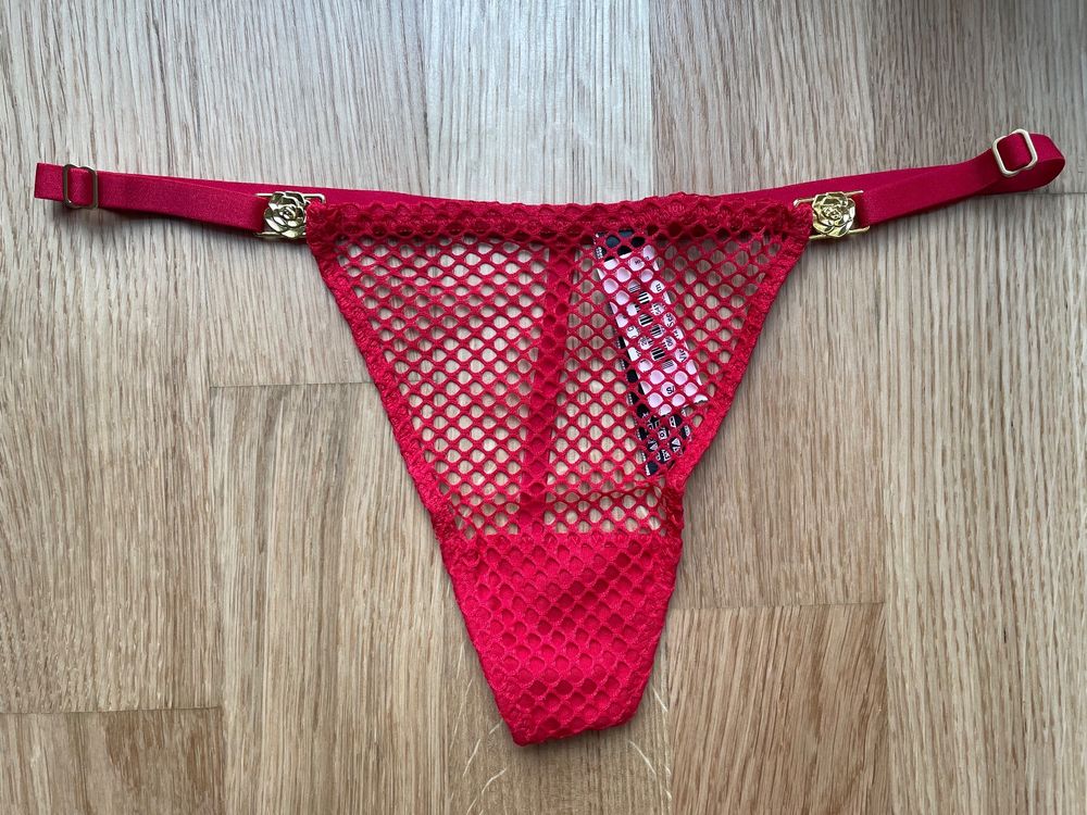 Victoria’s Secret Adjustable Fishnet V-String Thong S NEW | Kaufen auf ...