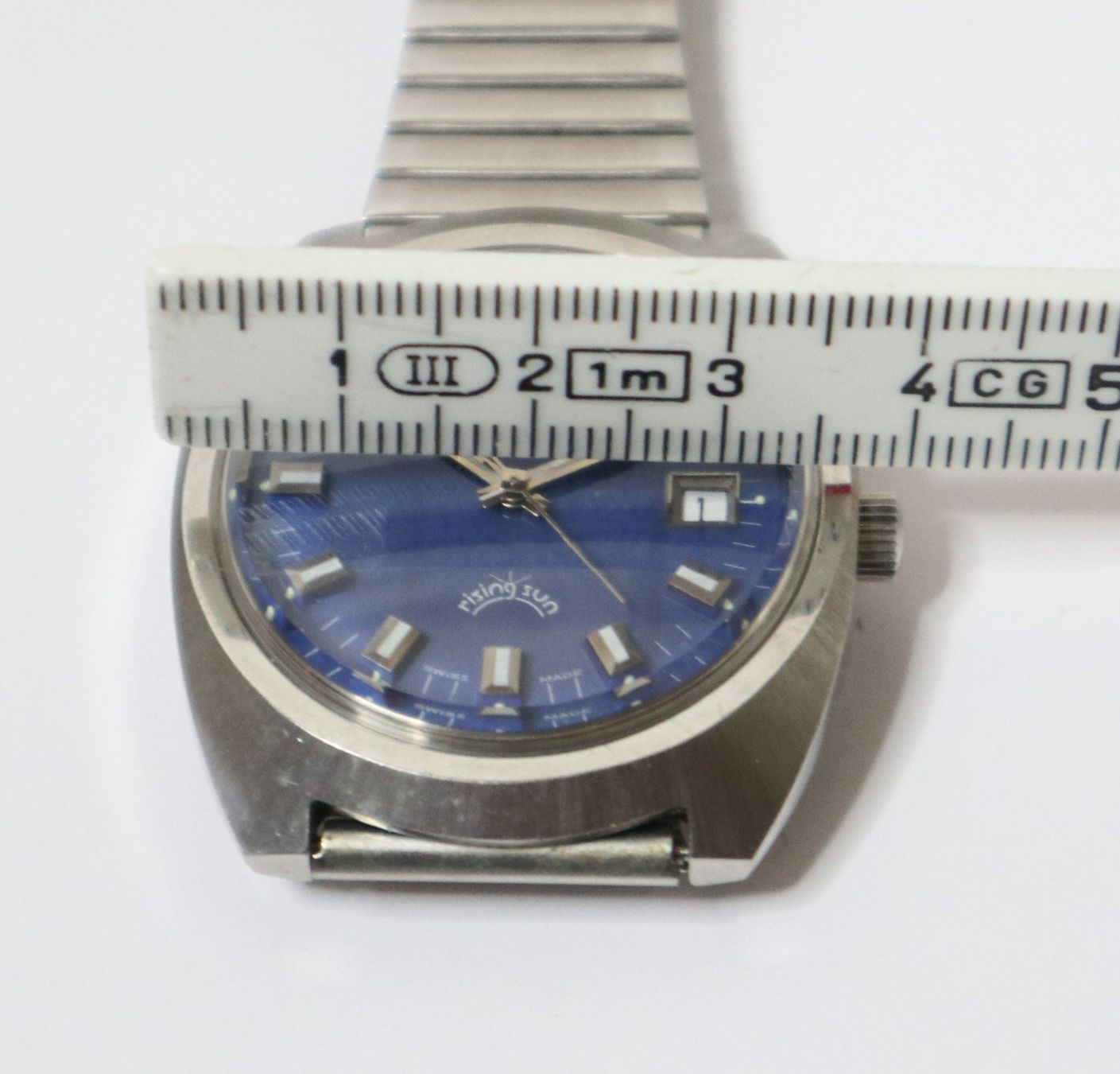 Armbanduhr Nivada Rising Sun Automatik mit Dat. Swiss Made (Neu (gemäss ...