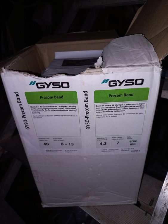 GYSO Precomband 40 / 8-13 Kompriband 7 Rollen (Neu und originalverpackt ...