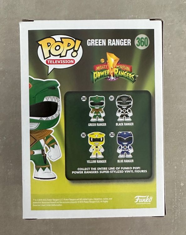 Funko Pop! Green Ranger - Power Rangers (Neu und originalverpackt) in ...