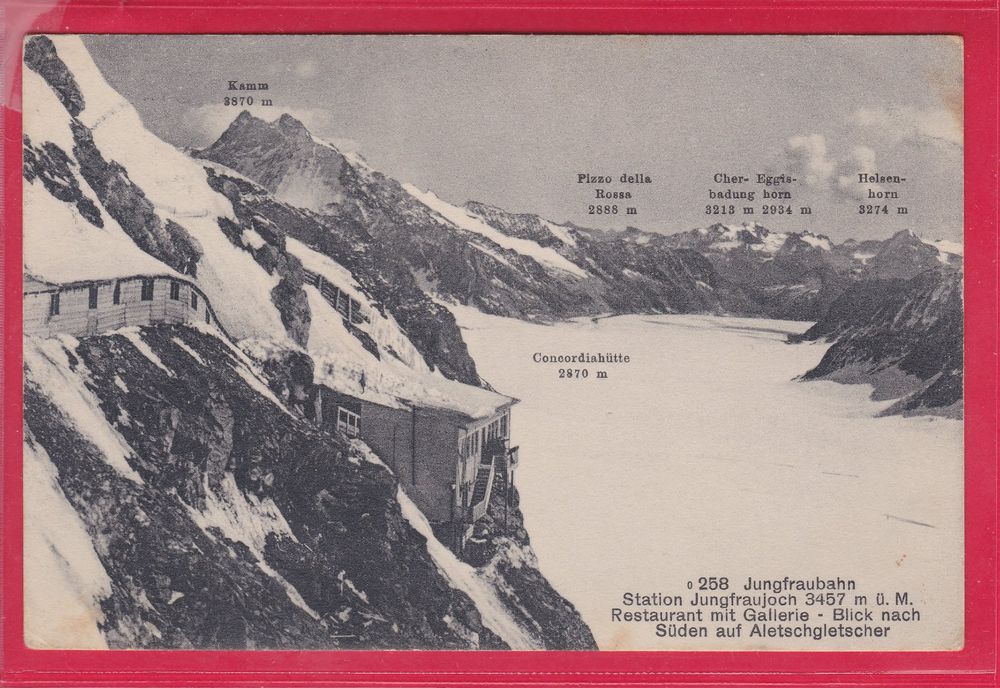 JUNGFRAUBAHN STATION JUNGFRAUJOCH, REST.MIT GALERIE, 28.8.17 | Kaufen auf Ricardo