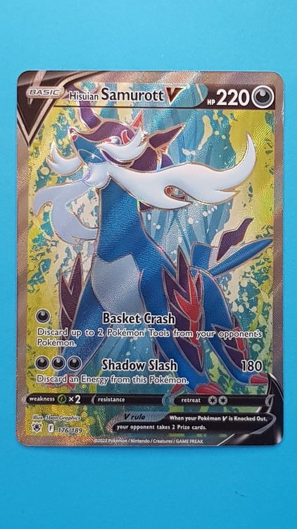 Hisuian Samurott V – Full Art – Astral Radiance - EN (D'occasion) à ...