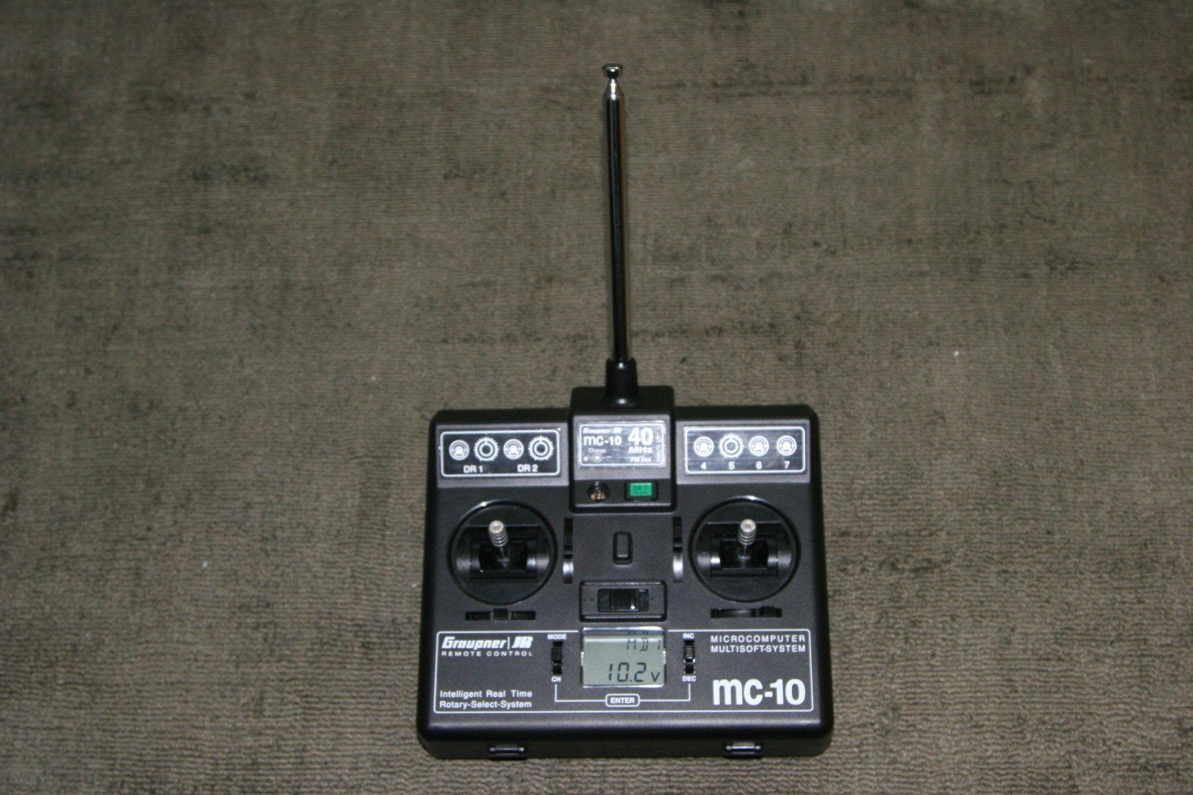 Fernsteuerung Graupner JR MC10 inkl. Empfänger & neuer Akku (Gebraucht ...