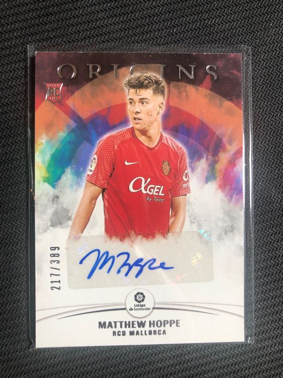 Panini Origins Matthew Hoppe RCD Mallorca Rookie Auto 217/39 (Gebraucht ...