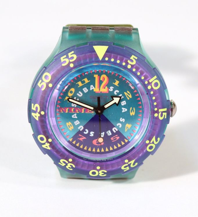 Vintage Swatch Scuba 200 Bermuda Triangle 1992 OVP SDN106 (Neu (gemäss ...