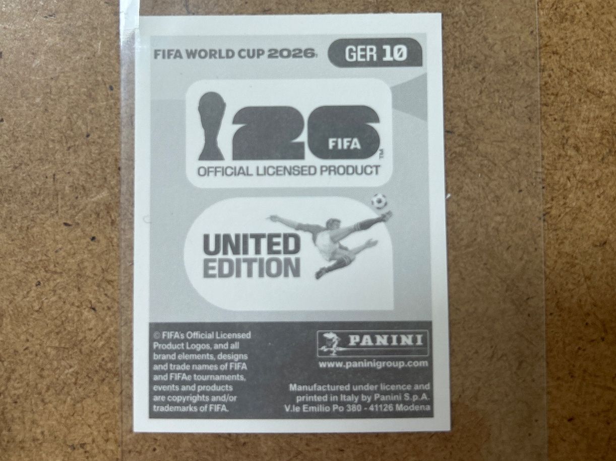 Panini FIFA 2026 Sticker: Joshua Kimmich, Deutschland! (Neu (gemäss ...
