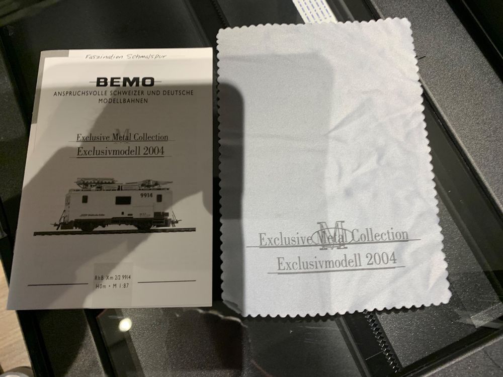 Bemo "Metal Collection" RhB Xm 2/2 Nr. 9914 Turmtriebwagen (Neu und ...