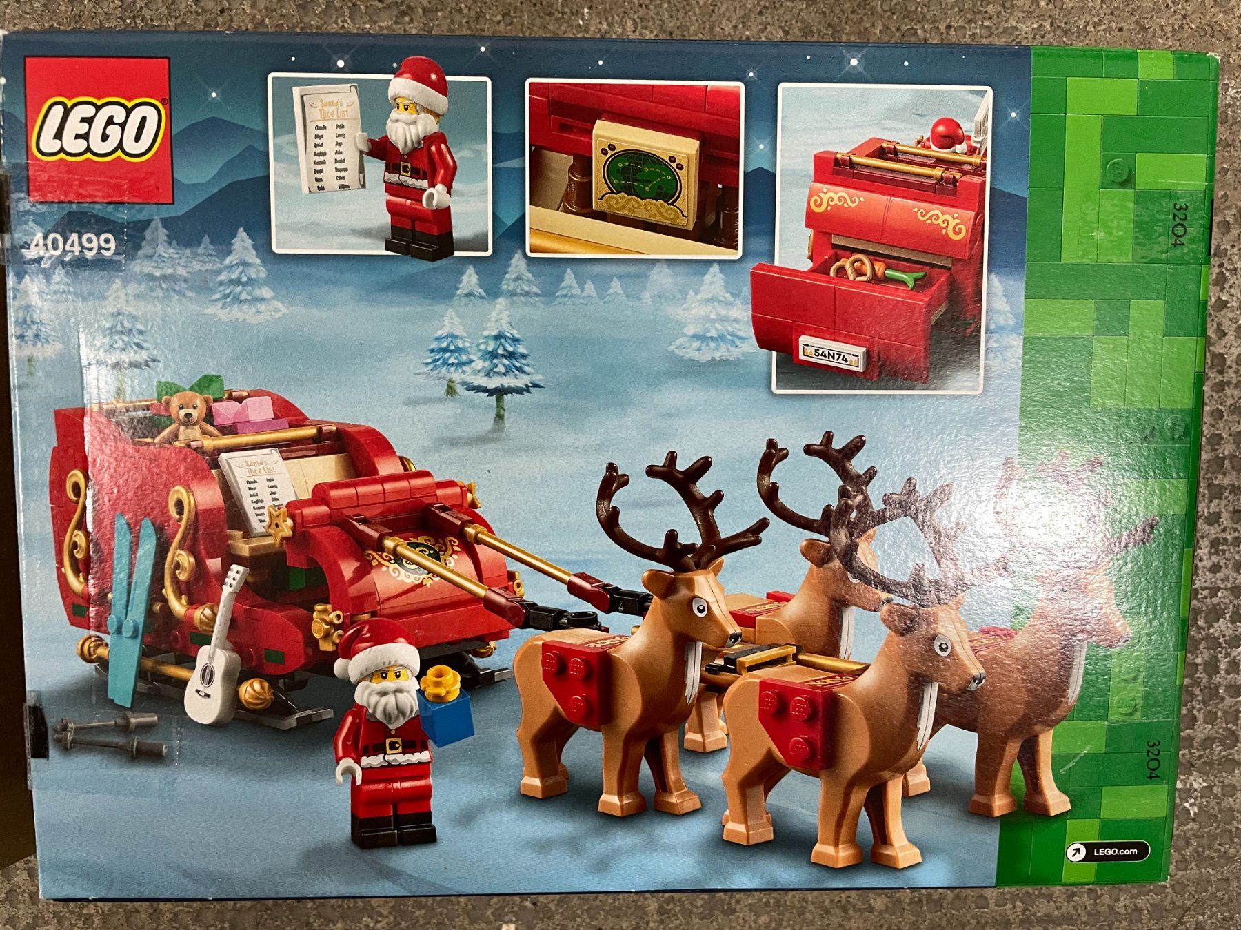 LEGO Christmas # 40499 Schlitten der Weihnachtsmann NEU OVP (Neu und ...