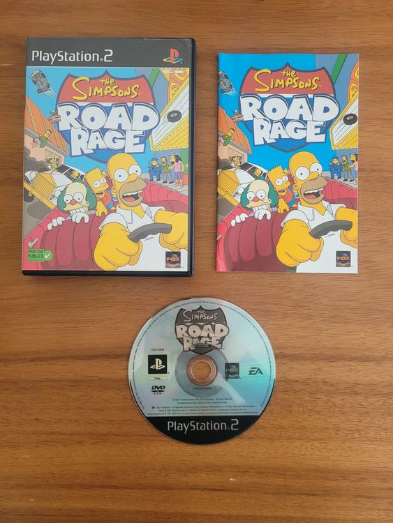 The Simpsons Road Rage – Playstation 2 – Français - CD TBE (D'occasion ...