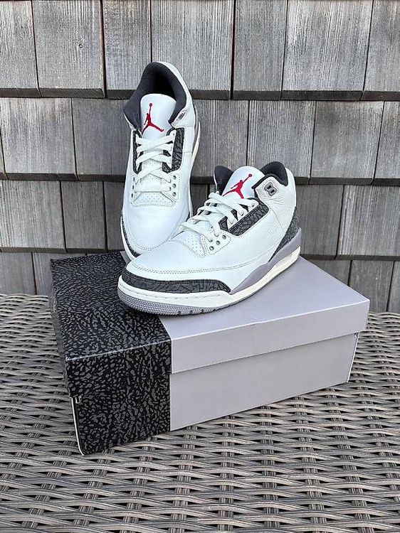 Air Jordan 3 Retro - Grösse 44.5 - Summit White - NEU! (Neu (gemäss ...