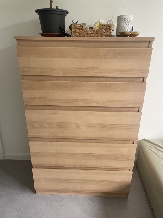 Kullen Kommode mit 5 Schubladen, helle Birke, IKEA | Kaufen auf Ricardo