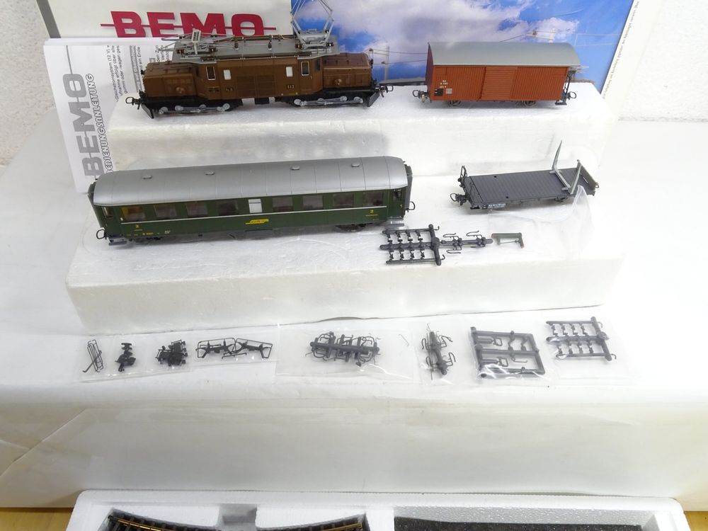 Bemo 7255 100 RhB Startset Ge6/6, Schienen, H0m,DC,OVP (Neu und ...