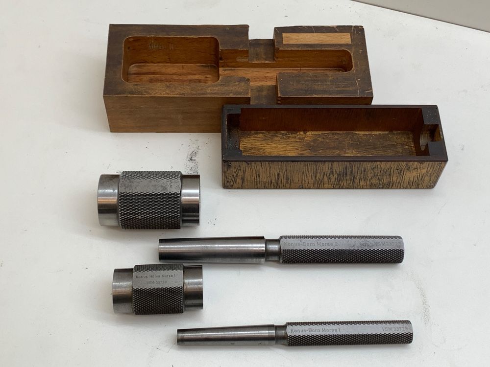 MK1 und MK2 Prüfdorn Reishauer (z.b für Drehbank Schaublin) (Gebraucht ...