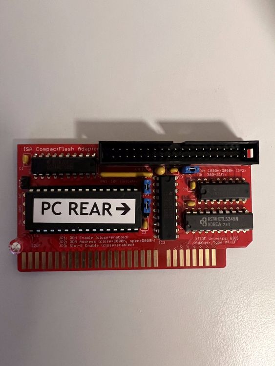 IDE ISA board with CompactFlash adapter and 2GB card (Gebraucht) in ...