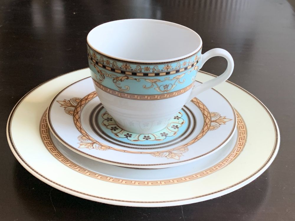 Porzellan Kaffeegeschirr Set von CreaTable 17-teilig 90er (Gebraucht ...