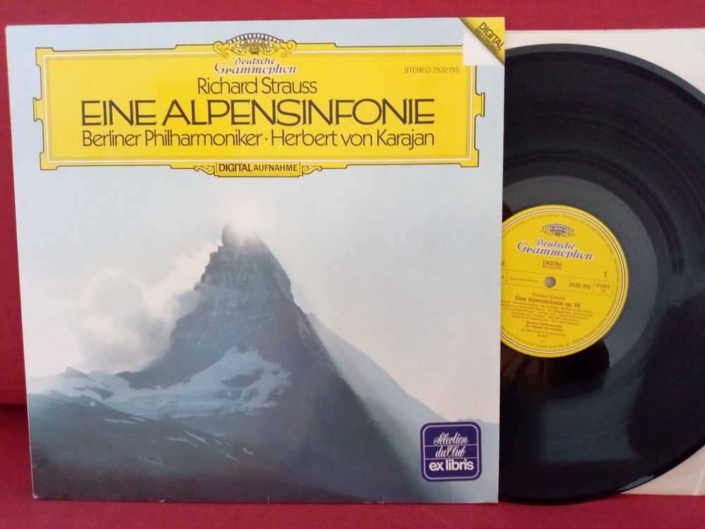 STRAUSS: Eine Alpensinfonie, KARAJAN; LP DG digital, NM (Gebraucht) in Möriken AG für CHF 3 ...