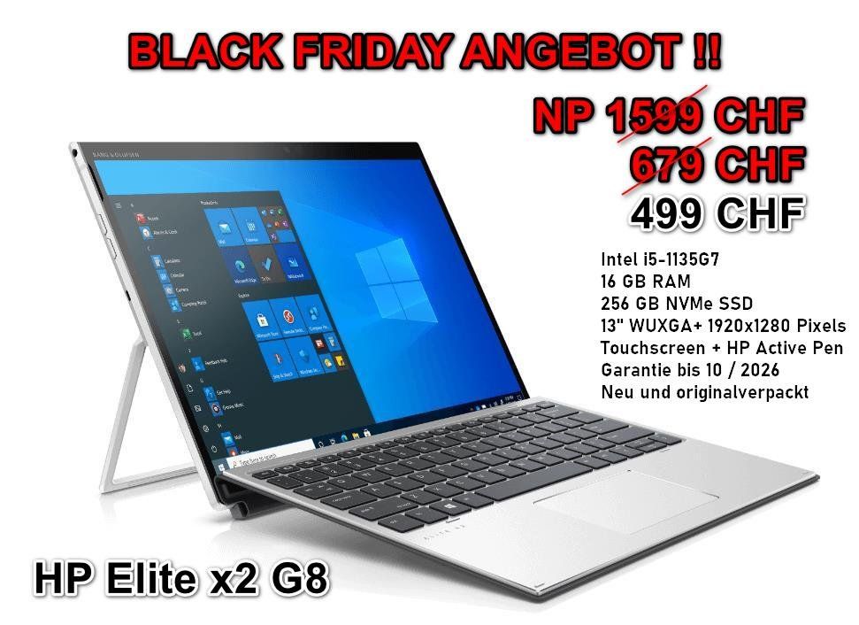 HP Elite X2 G8 / i5-1135G7 / LTE / 13" / NEU / OVP / 2j Gar. (Neu und ...