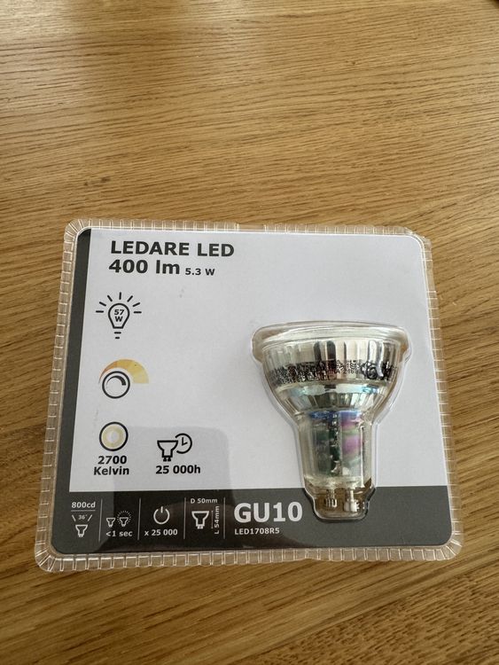 Glühbirne SOLHETTA LED GU10 2700k 50W NEU und OVP (Neu und ...