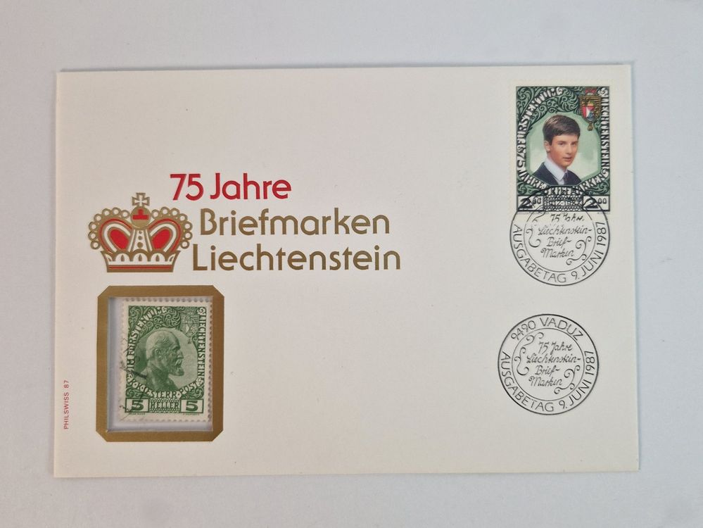 5 Heller, 75 Jahre Briefmarken Liechtenstein | Kaufen auf Ricardo