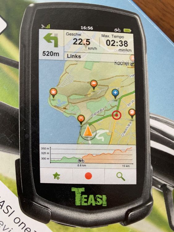 Velo und Wander GPS Teasi One 2 | Kaufen auf Ricardo
