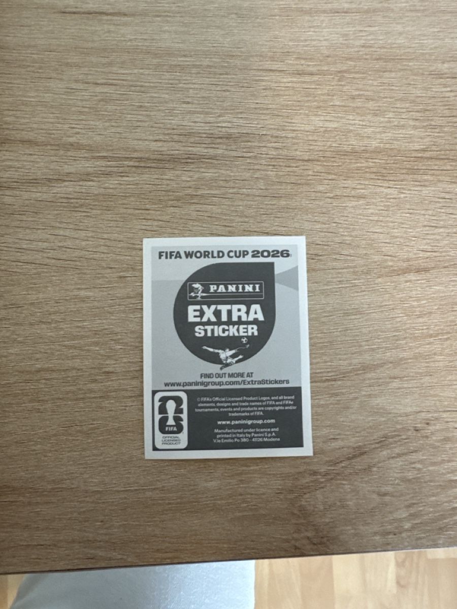 Lionel Messi Panini Extra Sticker FIFA WM 2026 - Selten! (Neu (gemäss ...