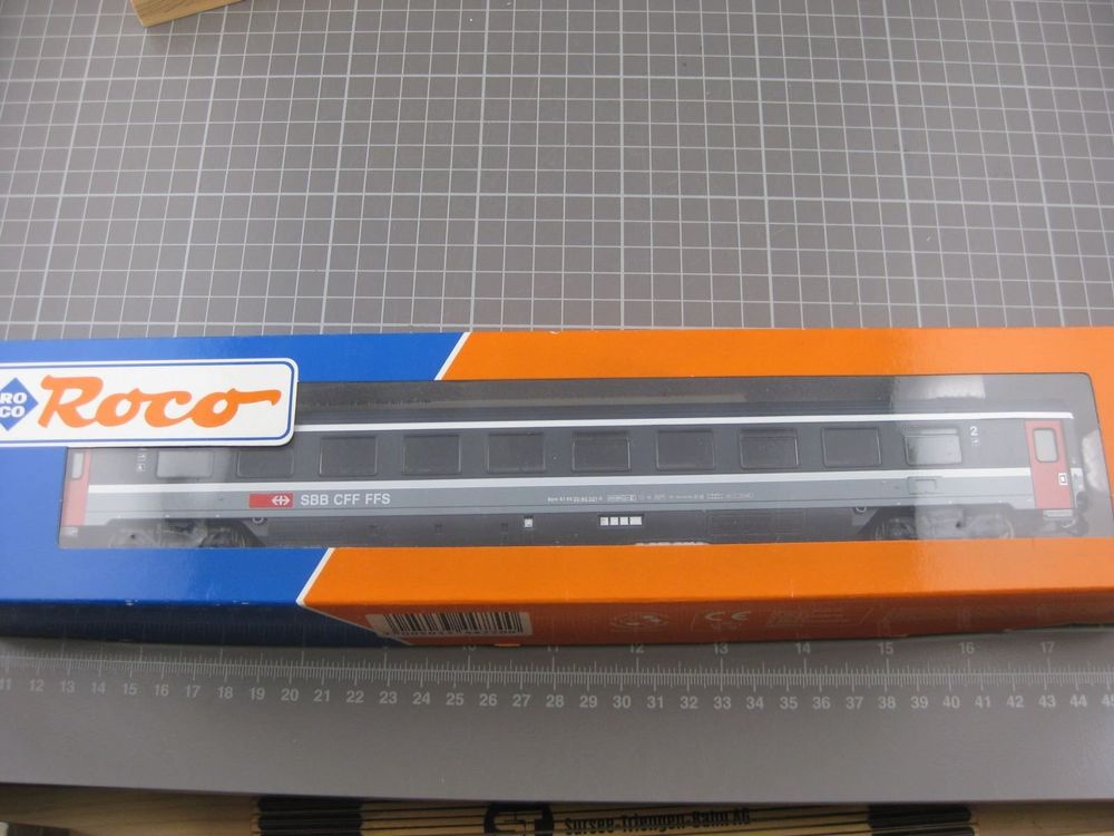 ROCO 44770 SBB EC Eurocity Wagen 2. Klasse (Neu (gemäss Beschreibung ...