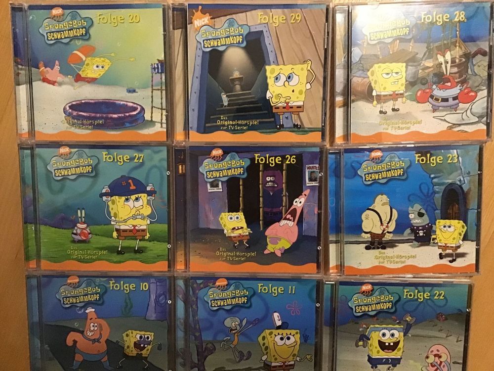 Diverse Spongebob CDˋs (Gebraucht) in Fehraltorf für CHF 18 – mit ...