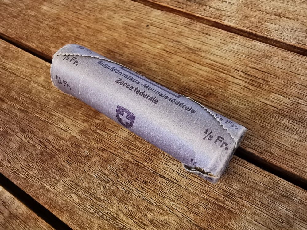 50 Rappen - 1/2 Franken Original Rolle 1965 (Gebraucht) in Steinen für ...