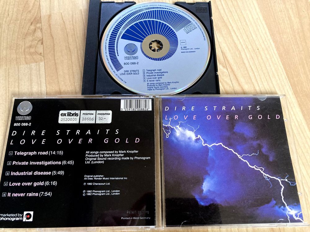 Dire Straits - Love Over Gold CD 1982 Erstpressung Neuwertig | Kaufen auf Ricardo